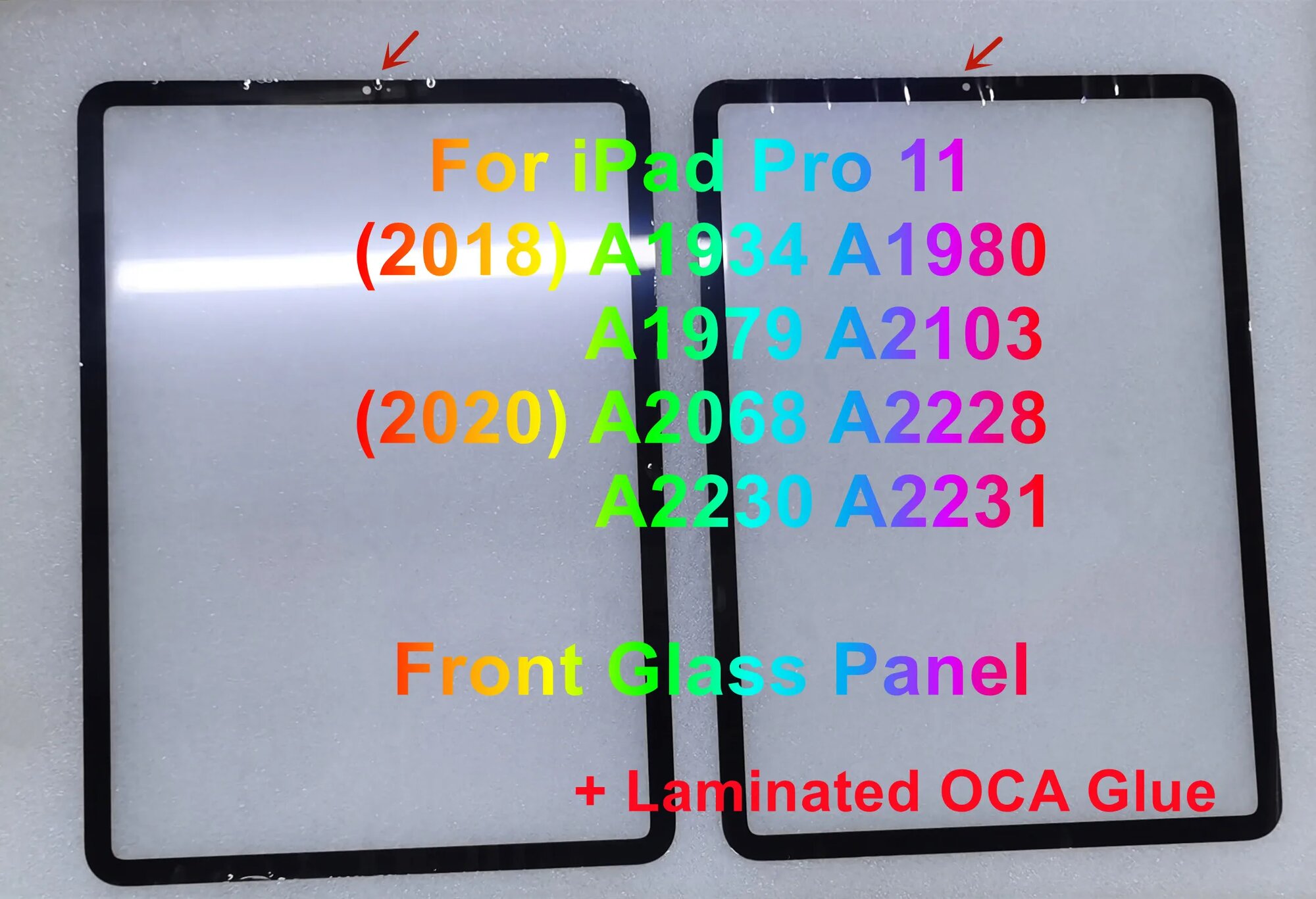 Стеклянная панель для iPad Pro 11" (2018) 1st With OCA