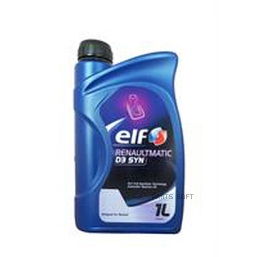 Трансмиссионное масло RENAULTMATIC D3 SYN 1L, шт от официального дистрибьютора, ELF, артикул 156908