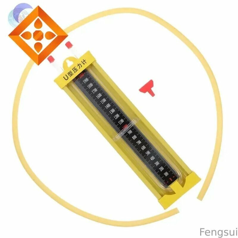 Манометр U-образный для измерения давления воды и газа, точный дифференциальный прибор для контроля трубопроводов, 28,5 см