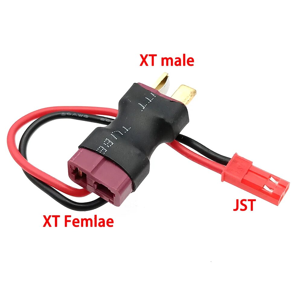 Адаптер XT male - XT Female to JST 2шт