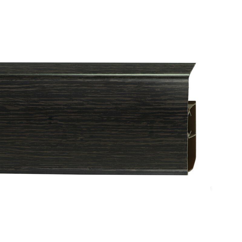 Плинтус пластиковый Winart Quadro 80 мм Венге Цаво 325, 1 шт.