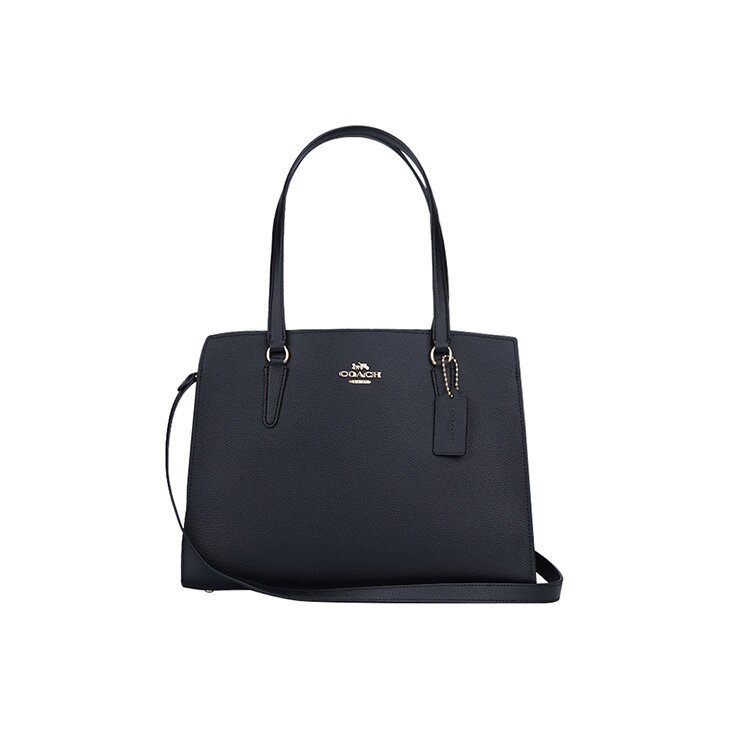 Сумка Coach, фактура матовая, черный — фото 1