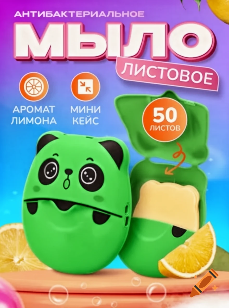 Мыло YOKITOKI , листовое, для рук, для всех типов кожи, 1 шт