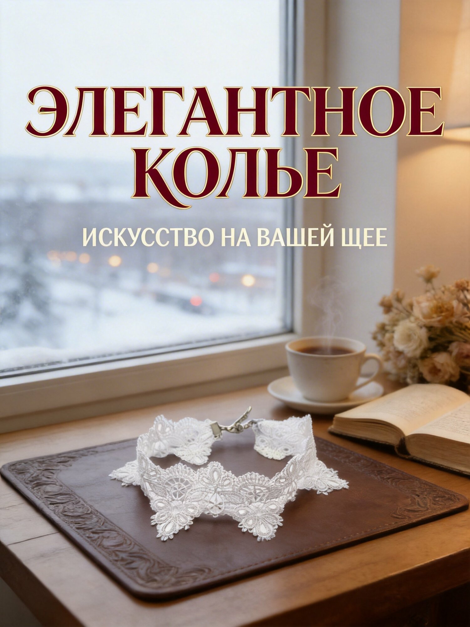 Регулируемое кружевное колье-чокер, мягкий комфорт и элегантный акцент для вечеринок, ужинов и романтических образов, пять цветов, ширина 6 см
