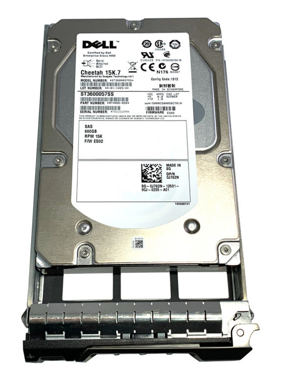 Жесткий диск Dell 0J762N 600Gb SAS 3,5" HDD