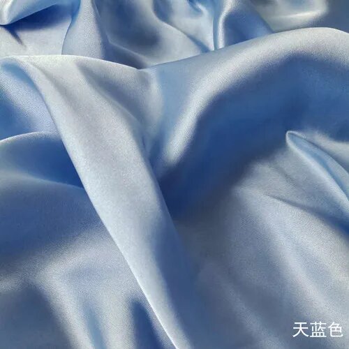 Ацетатный атлас, цвет Sky blue, 150х50 см
