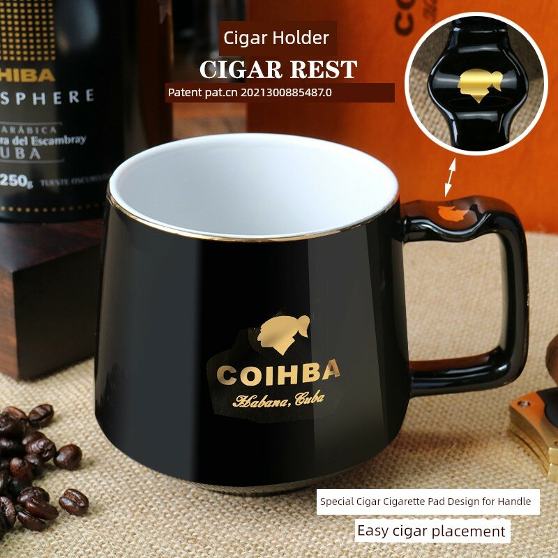 Кружка для кофе в форме кубинской сигары, подарочная кружка для сигар, эксклюзивная мужская кружка для кофе, сувенирная