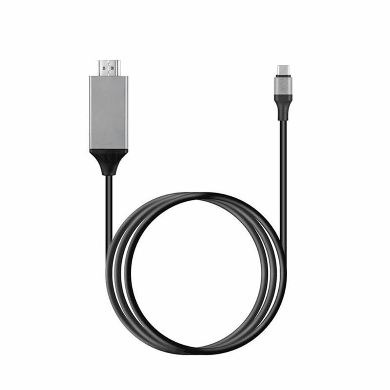 2 м USB 3.1 Type C-HDMI-совместимый 1080P адаптер Type C Кабель для MacBook для Galaxy S8 для HUAWEI для LG G5 G6 для HT