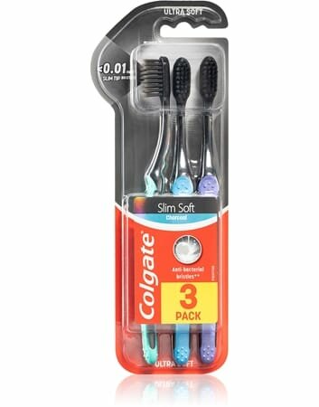 Зубная щетка Colgate Slim Soft Active, мягкая, 3 шт