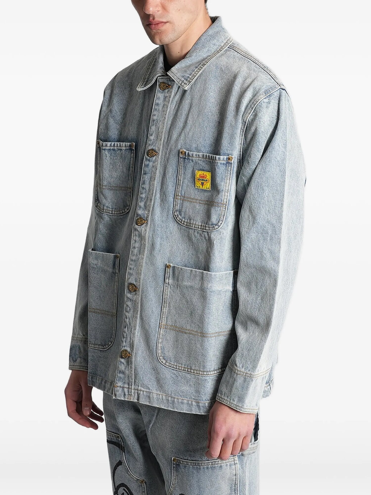 Куртка Ice Cream Graphic-print denim jacket, размер 50 — фото 1