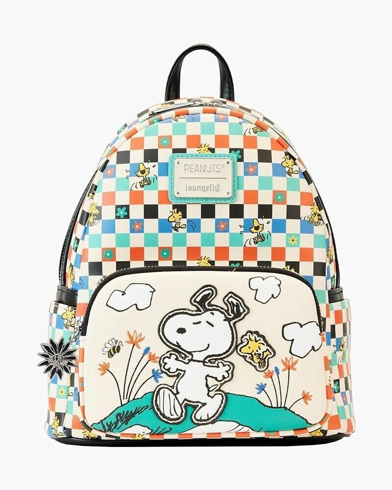 Сумка рюкзак Снупи Peanuts & Snoopy из мультика Мелочь пузатая Loungefly