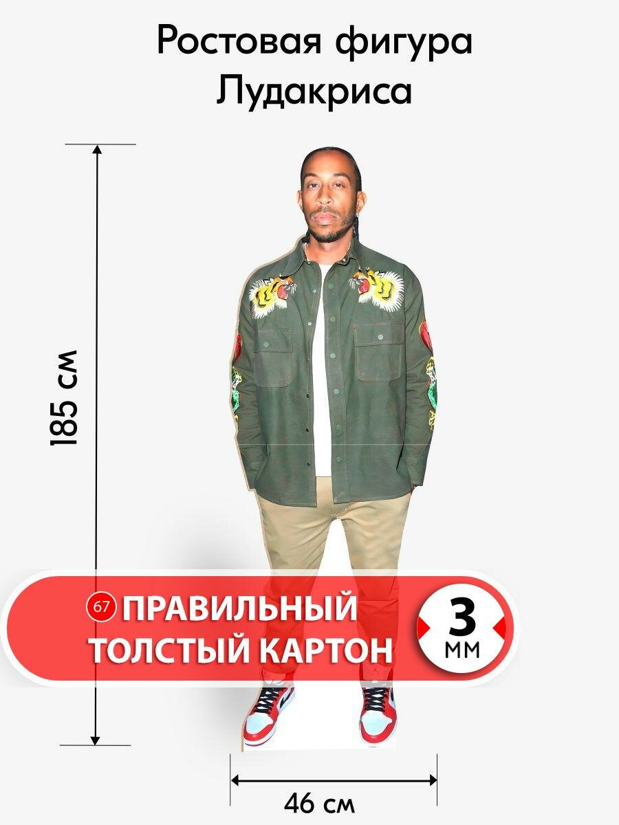 Аксессуар для фотосессий, Indoor-ad, Лудакрис 1, ростовая фигура