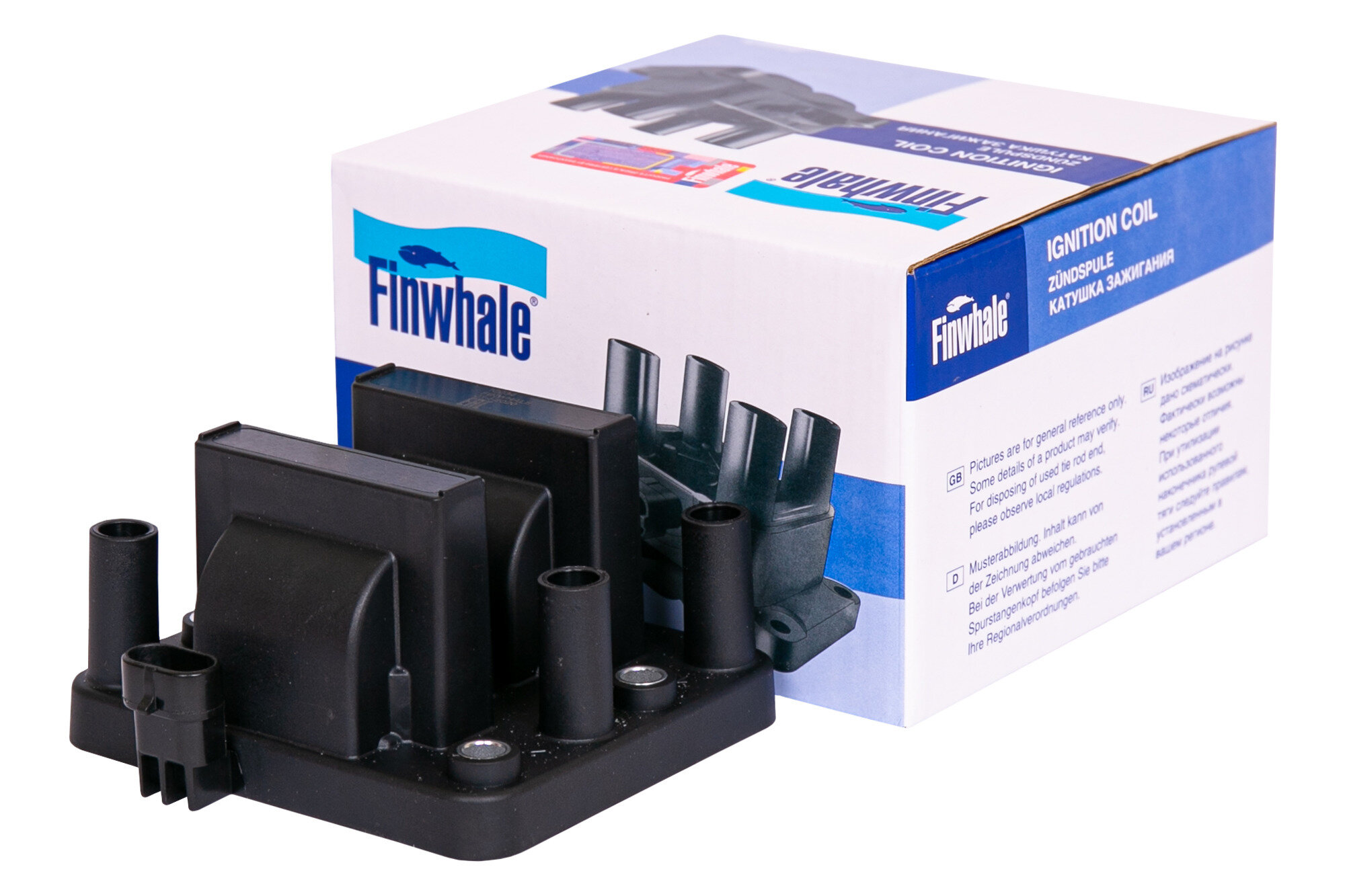 Катушка зажигания (модуль) для а/м Газель Бизнес дв. УМЗ 4216 ан.408.3705 (Finwhale) IC034