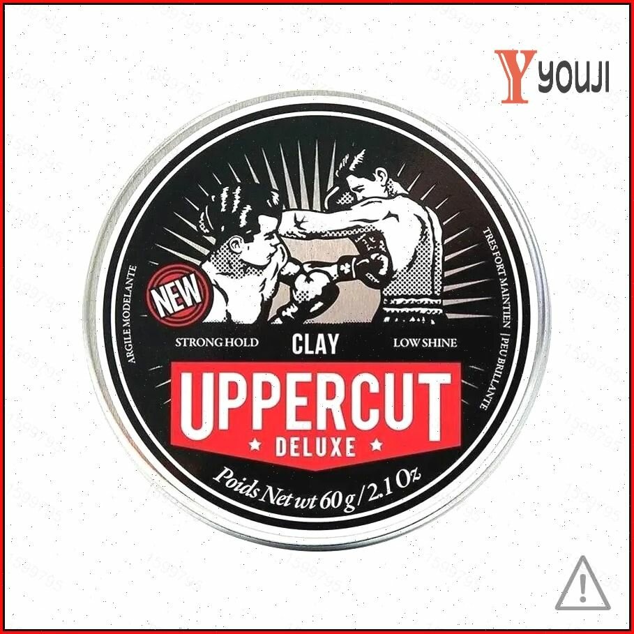 Помада для укладки волос Uppercut Deluxe, сильная фиксация, блеск, 100 г для мужских причесок — фото 1