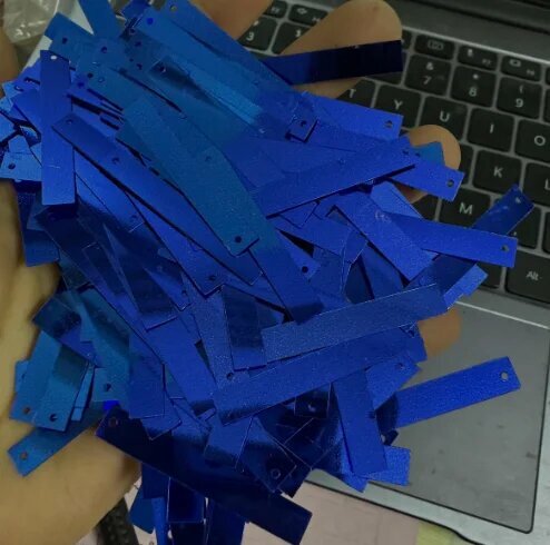 ПВХ блестки 50г Синий, royal blue