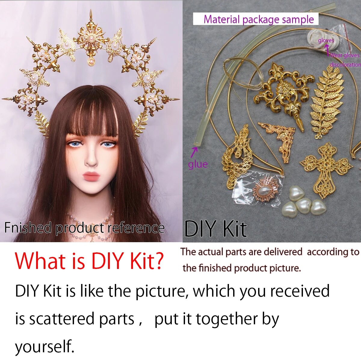 Корона ангел DIY Kit TS-64A