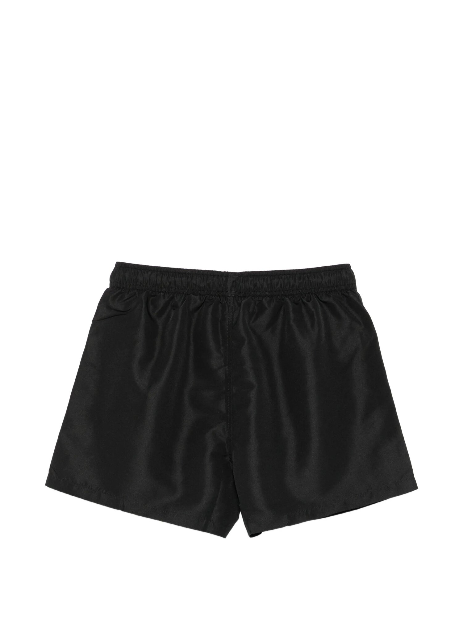 Шорты для плавания EA7 EMPORIO ARMANI Logo-patch drawstring swim shorts, размер 48, черный/черный — фото 1