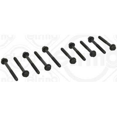 Комплект болтов ГБЦ ELRING 760.870 Fiat, Citroen, Peugeot, Saab, цена за комплект M10x1,25x84 - 5 шт + M10x1,25x99 - 5 шт, 10 шт
