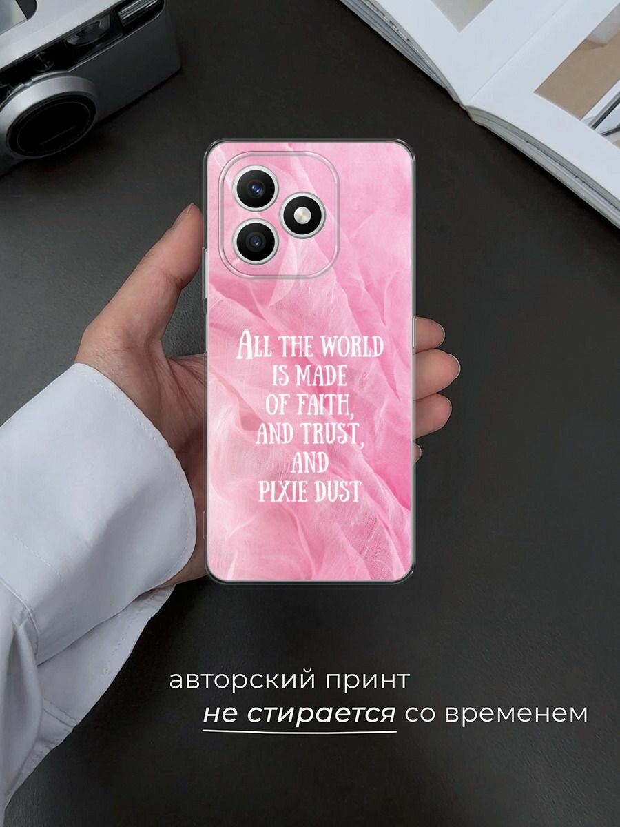 Силиконовый чехол на Honor X8d / Хонор X8d с принтом Pixie dust — фото 1