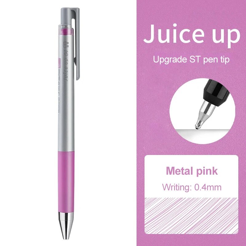 Розовая гелевая ручка Pilot Juice Up 0.4 мм, Metal pink