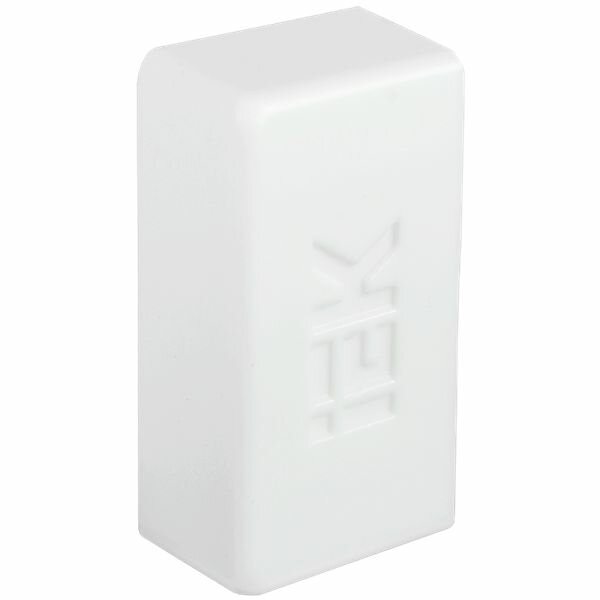 Заглушка IEK ELECOR 40х40 белая для кабель-канала -15 до +60 °C