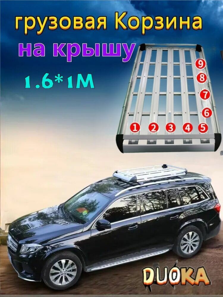 Грузовая корзина на крышу автомобиля — экспедиционное снаряжение для перевозки багажа и походного снаряжения