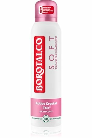 Borotalco Дезодорант Soft Talc & Pink Flower, 150 мл
