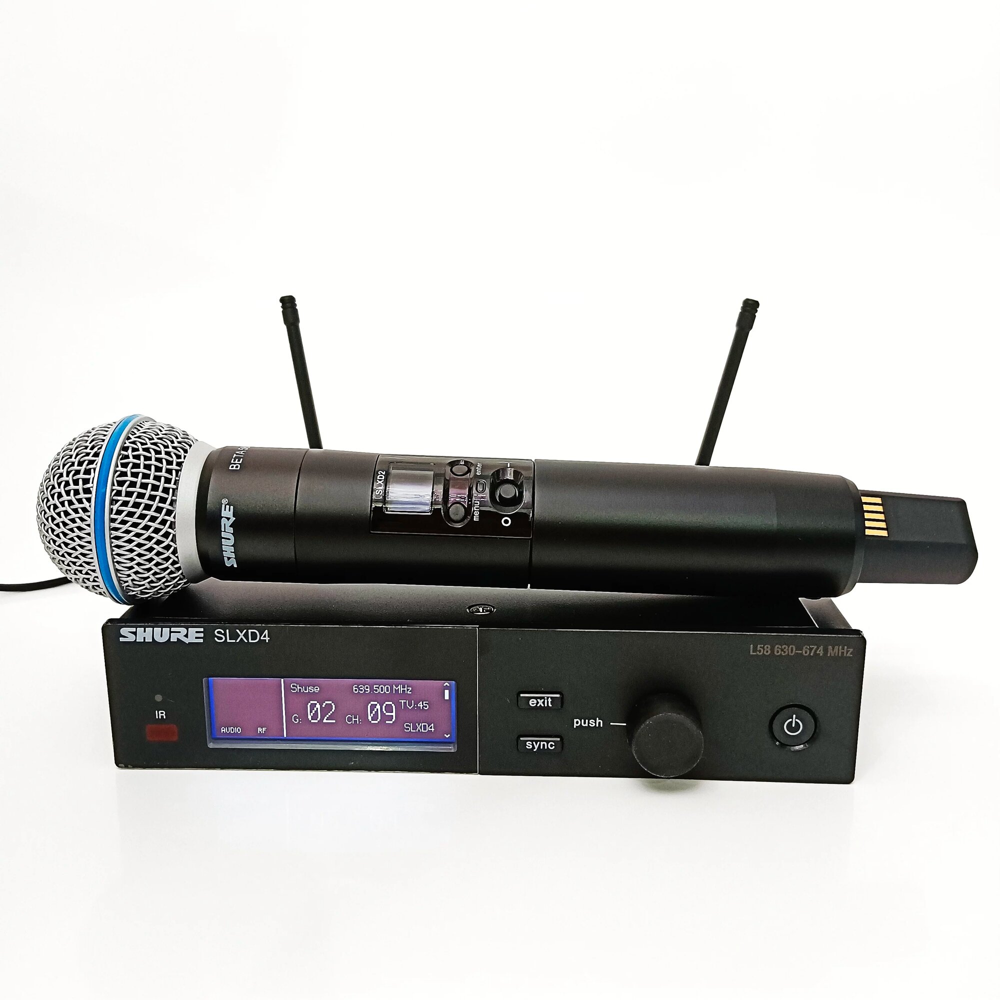 SHURE SLXD24 SM58 Беспроводная система микрофона для концертов и сценографических выступлений