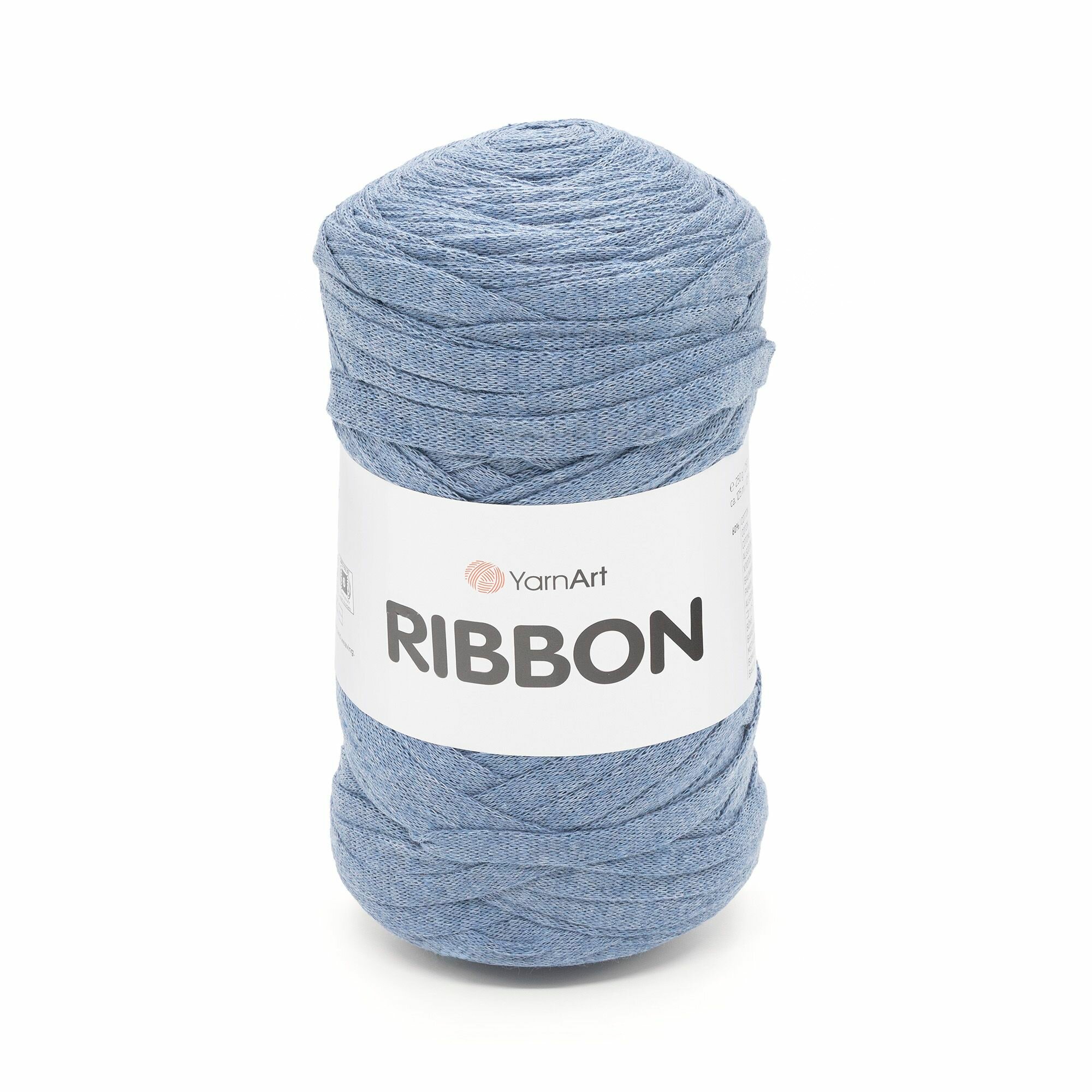 Пряжа YarnArt Ribbon 761 (2 мотка по 250г/125м) джинсовый