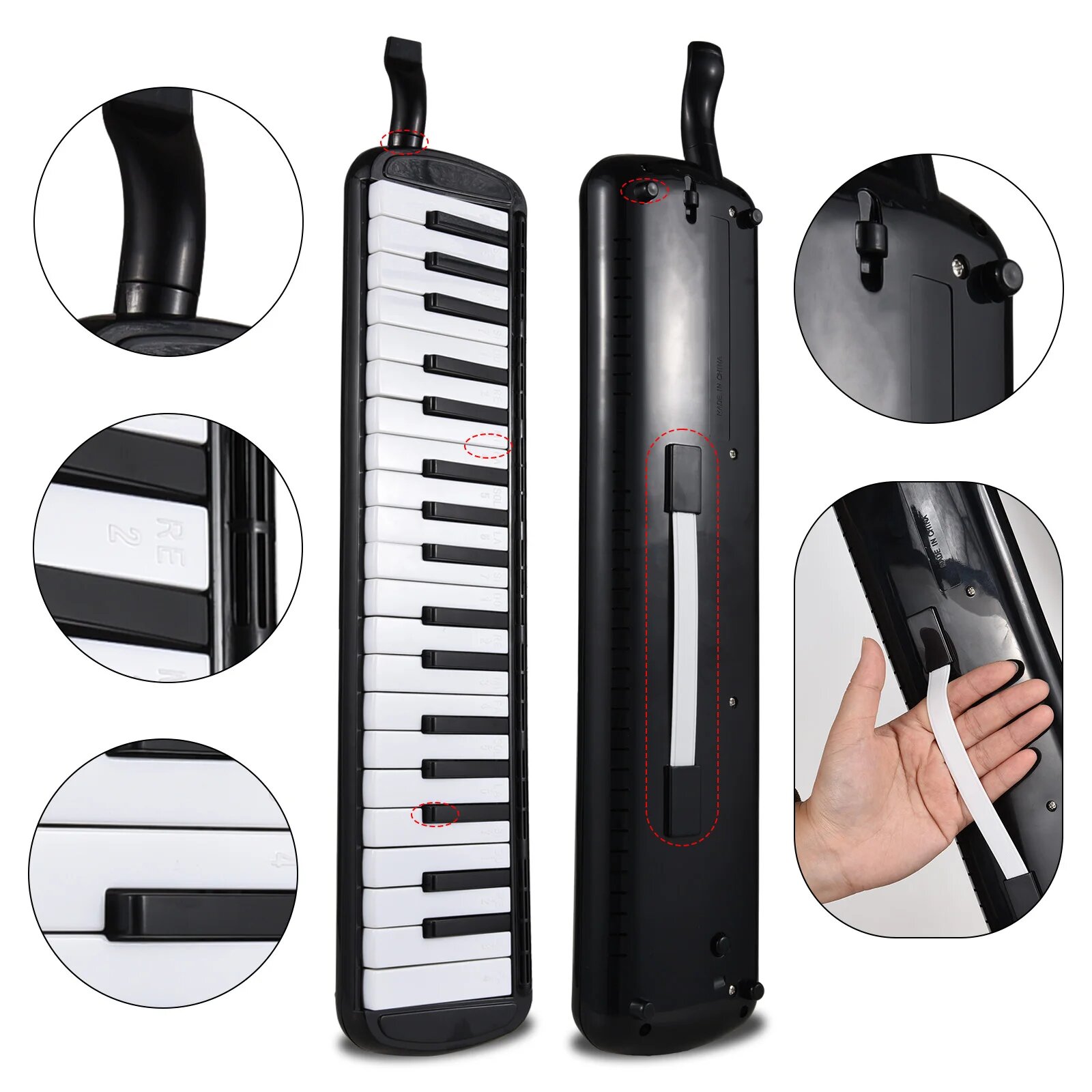 Мелодика Moskyaudio 37 клавиш, черная
