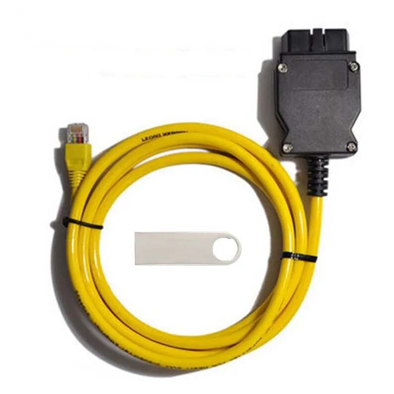 Диагностический кабель BMW F/G с RJ45, Square With USB