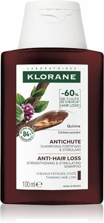 Шампунь для волос Klorane Quinine & Edelweiss Bio, против выпадения, укрепляющий, 100 мл