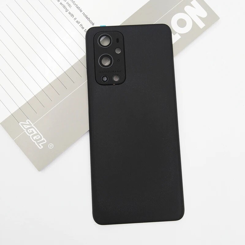 Задняя крышка A+++ для OnePlus 9 Pro, стеклянная крышка аккумуляторного отсека, корпус, запасная часть для One Plus 1+ 9Pro и защитное стекло камеры