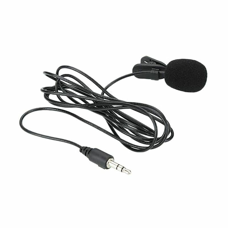 3,5 мм петличный микрофон Hands-Free Mini Проводной ошейник клипса микрофон для видеовстреч