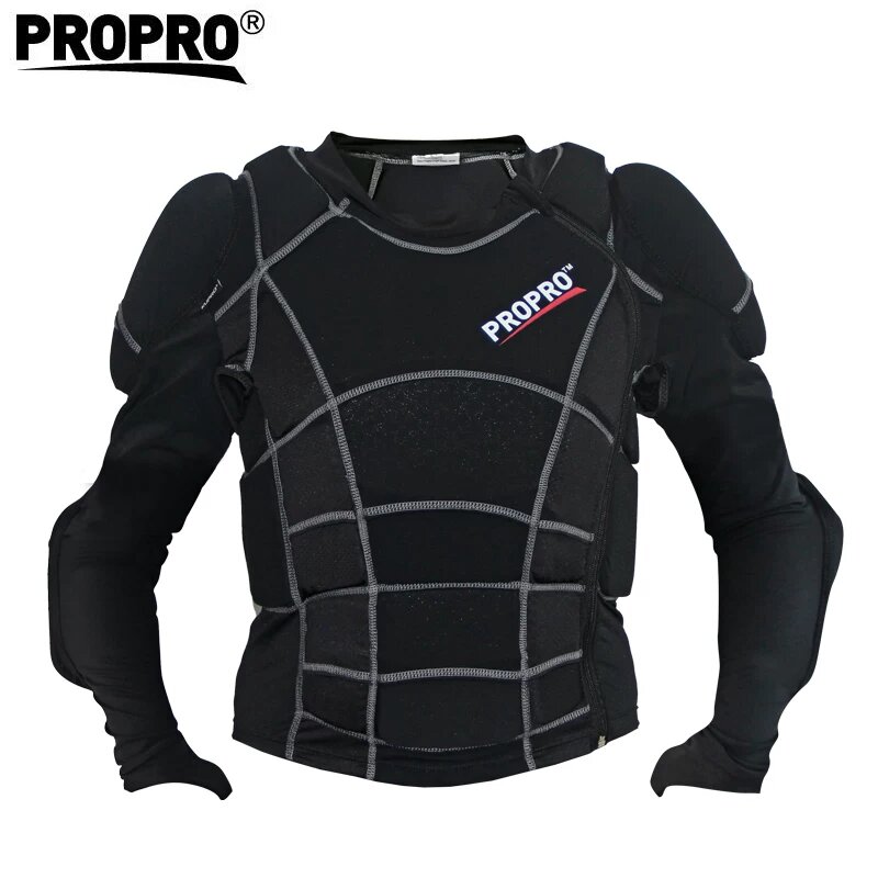 PROPRO черная защитная броня для детей, размер XXS (115-140см), защитная подкладка для сноуборда и лыж
