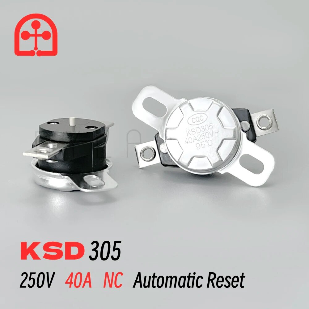 Термовыключатель KSD305 250В 40А, 90℃