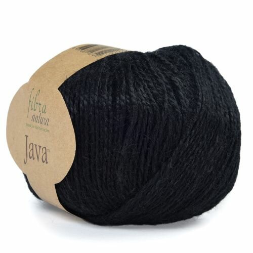 Пряжа Fibra Natura Java 228-12 (5 мотков по 50г/100м) чёрный