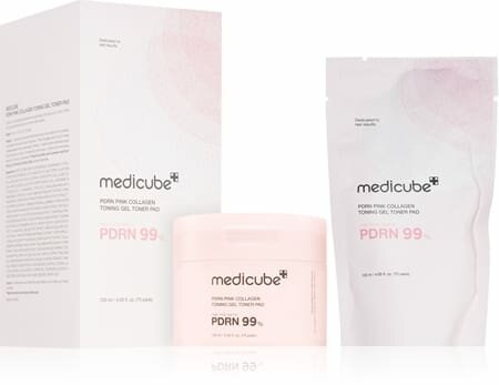 Тоник для ухода за кожей Medicube PDRN Pink Collagen Toning Gel Toner Pad, 70 шт