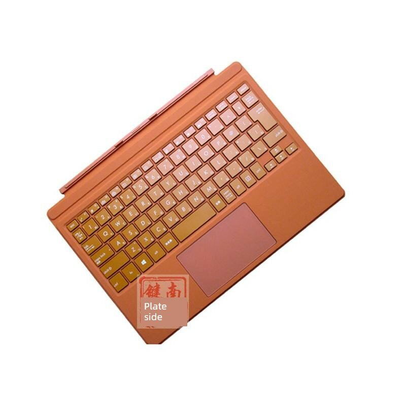 Магнитная клавиатурная док-станция для Asus T303 - оранжевая, японская раскладка, большая клавиша возврата