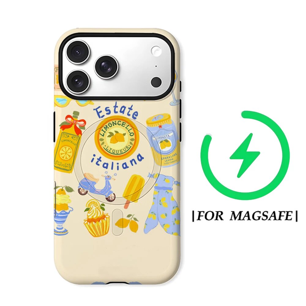 Чехол для iPhone 17 Pro FC, итальянский лимончелло