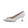 Туфли CHARLES & KEITH, размер EU 35 стопа (22,3CM), серебристый