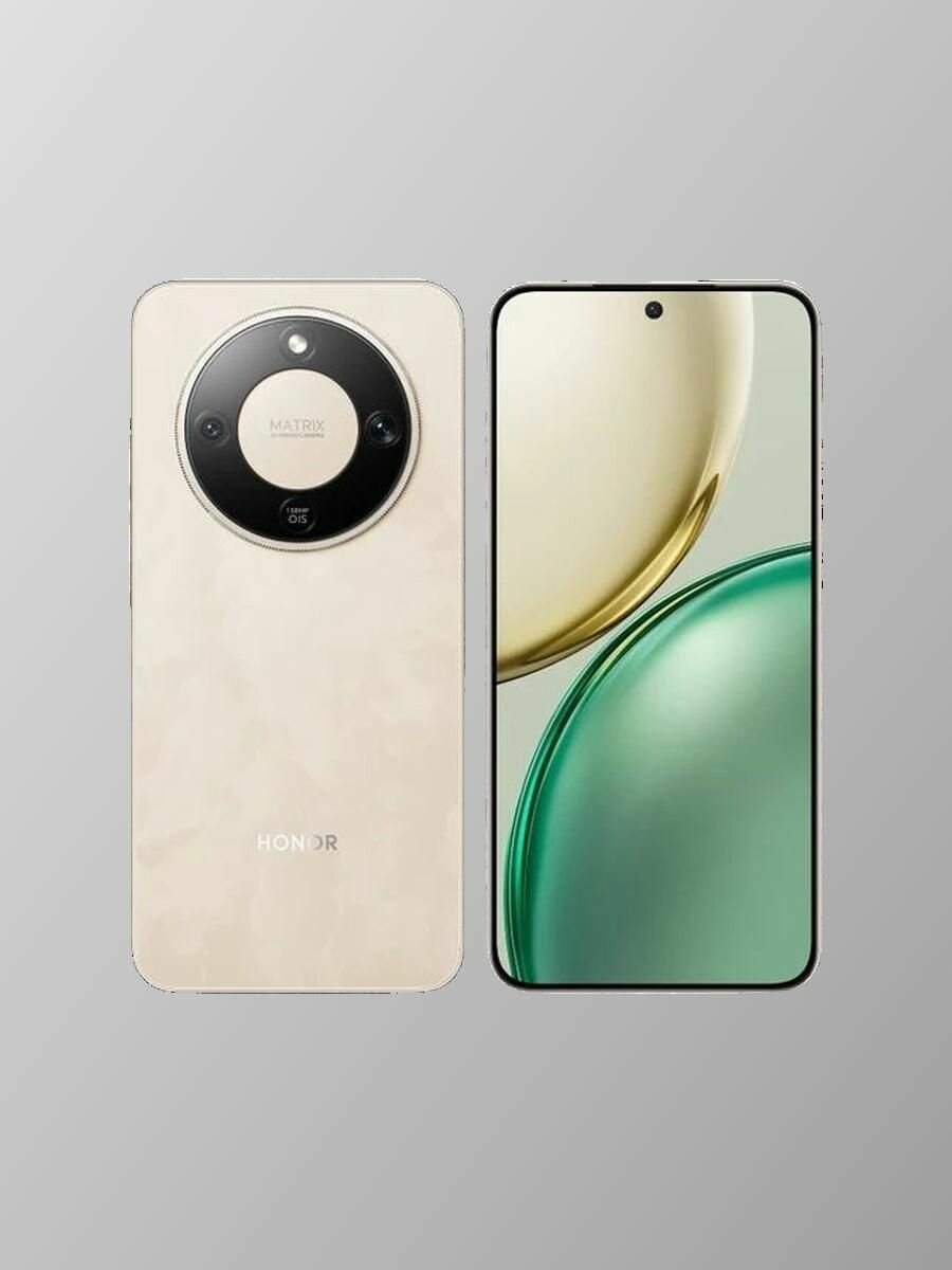 6.79" Смартфон HONOR X9d 256 ГБ золотистый ядер - 8x(2.3 ГГц), 12 ГБ, 2 SIM, OLED, камера 108+5 Мп, NFC, 5G, 4G, 8300 мА*ч