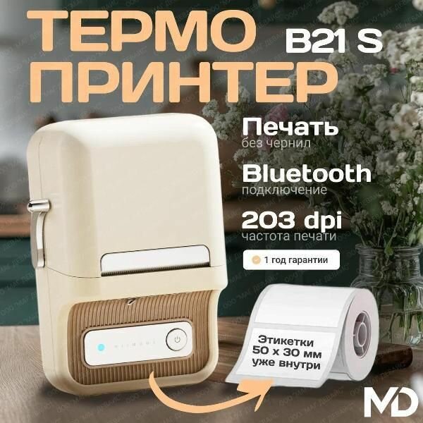 Принтер этикеток NIIMBOT B21S Белый