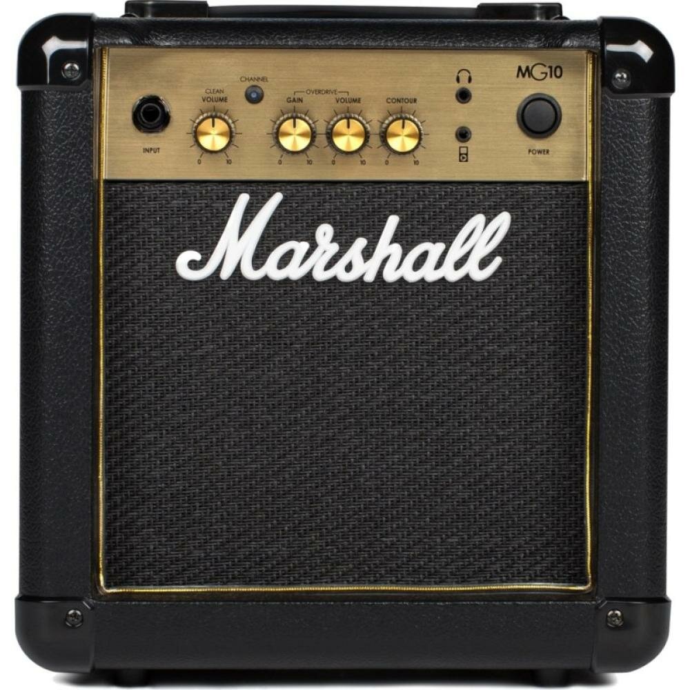 Гитарный комбоусилитель MARSHALL MG10G 10Вт, транзисторный, Черный