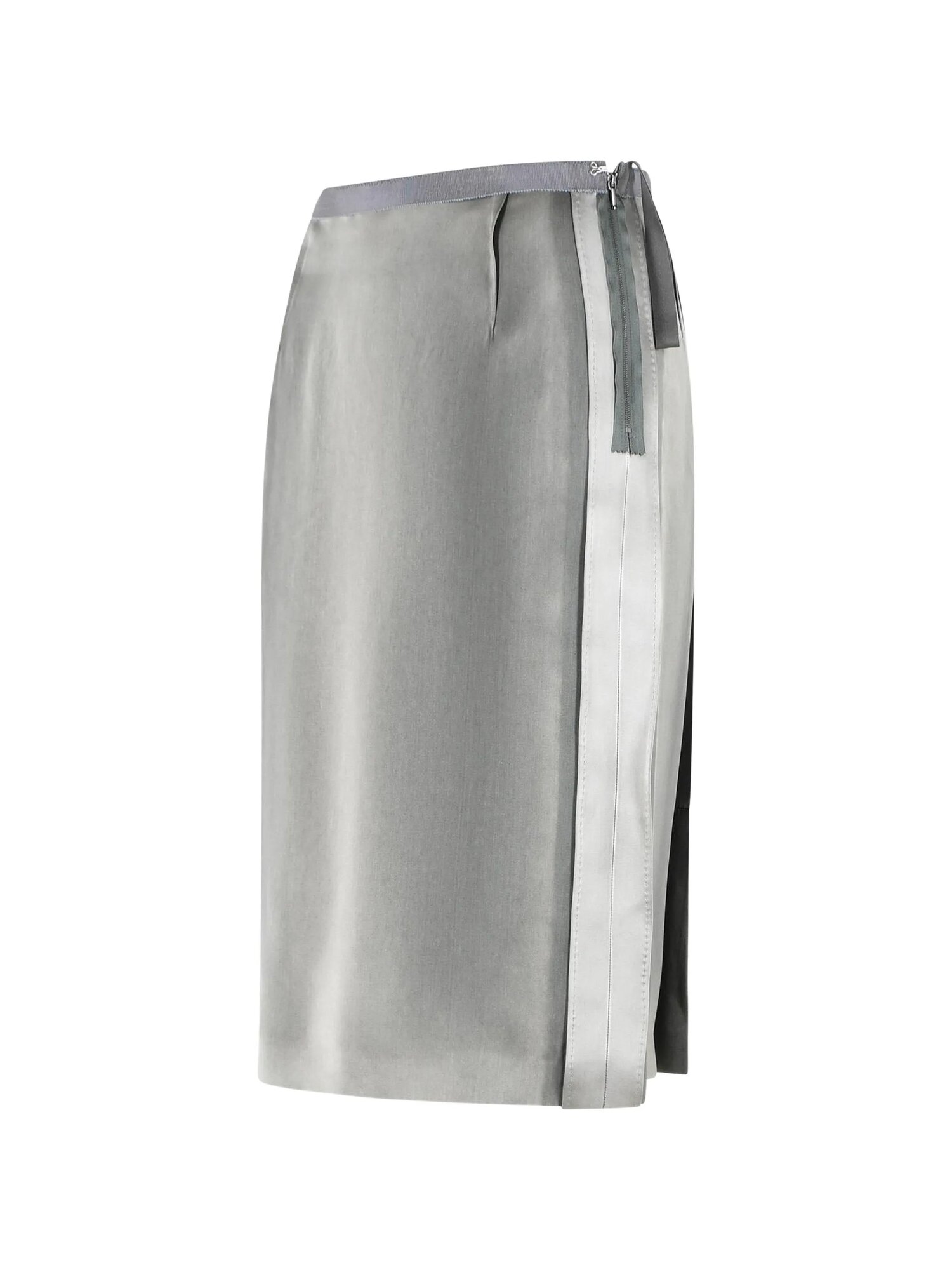 Юбка Maison Margiela Reverse-effect skirt, размер 38, серый — фото 1