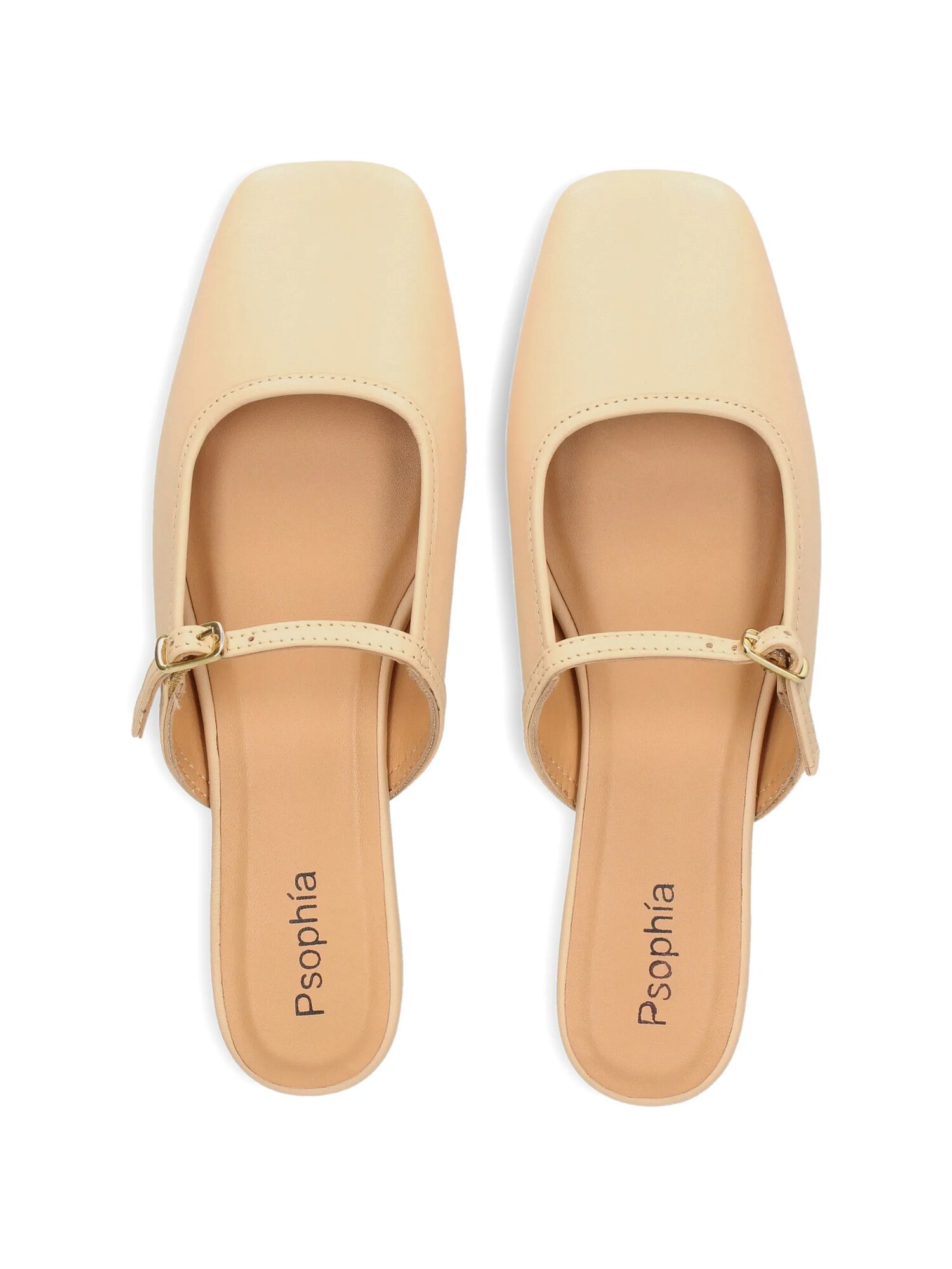 Мюли Psophia Buckle-strap square-toe flat mules, размер 39, разноцветный — фото 1