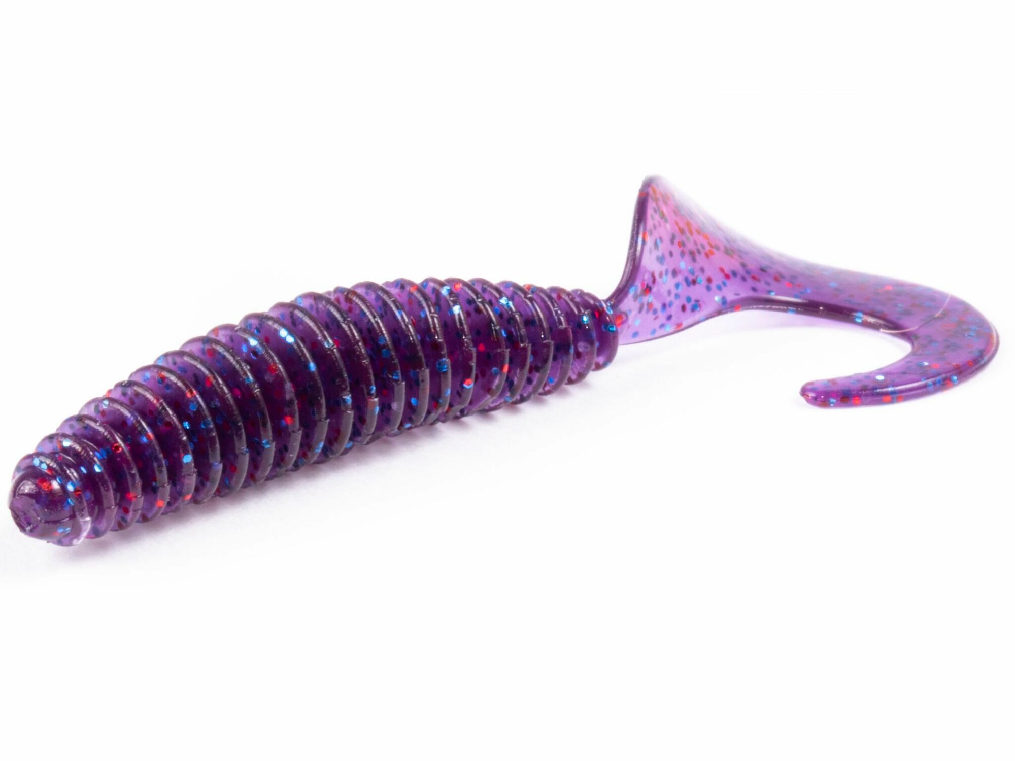 Твистеры съедобные искусственные Lucky John Pro Series ULTRAWORM CURLY 3,0in (07.62)/S63 7шт.