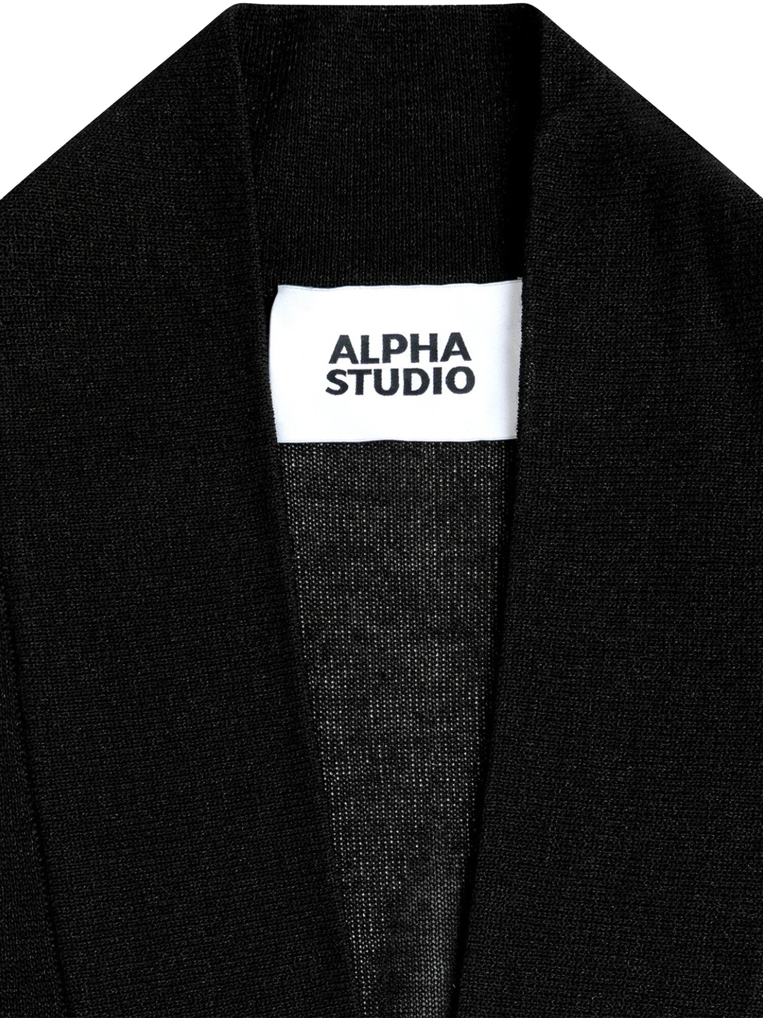 Кардиган Alpha Studio, размер 44, black/black — фото 1
