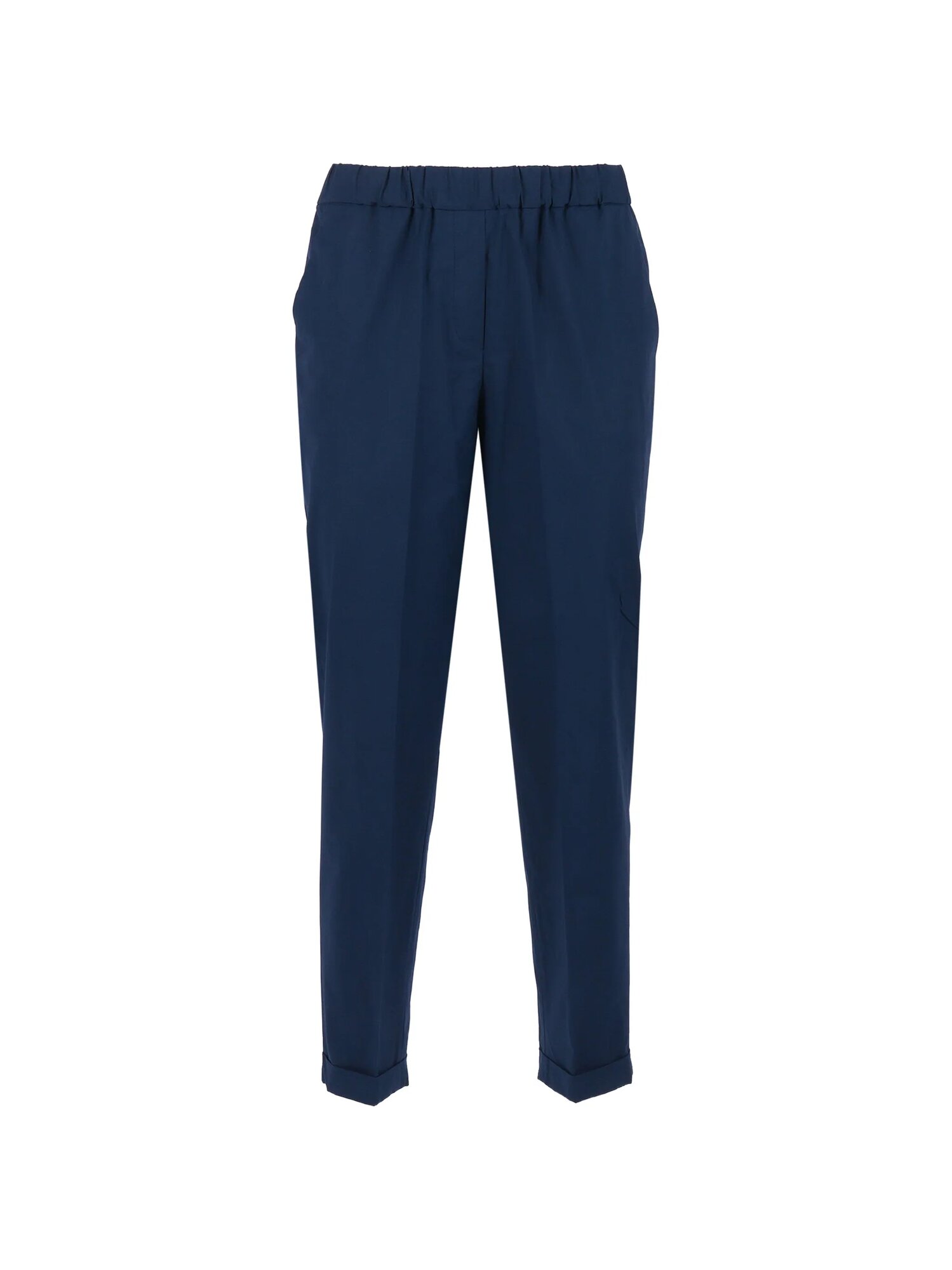 Брюки Elasticated-waistband turn-up trousers