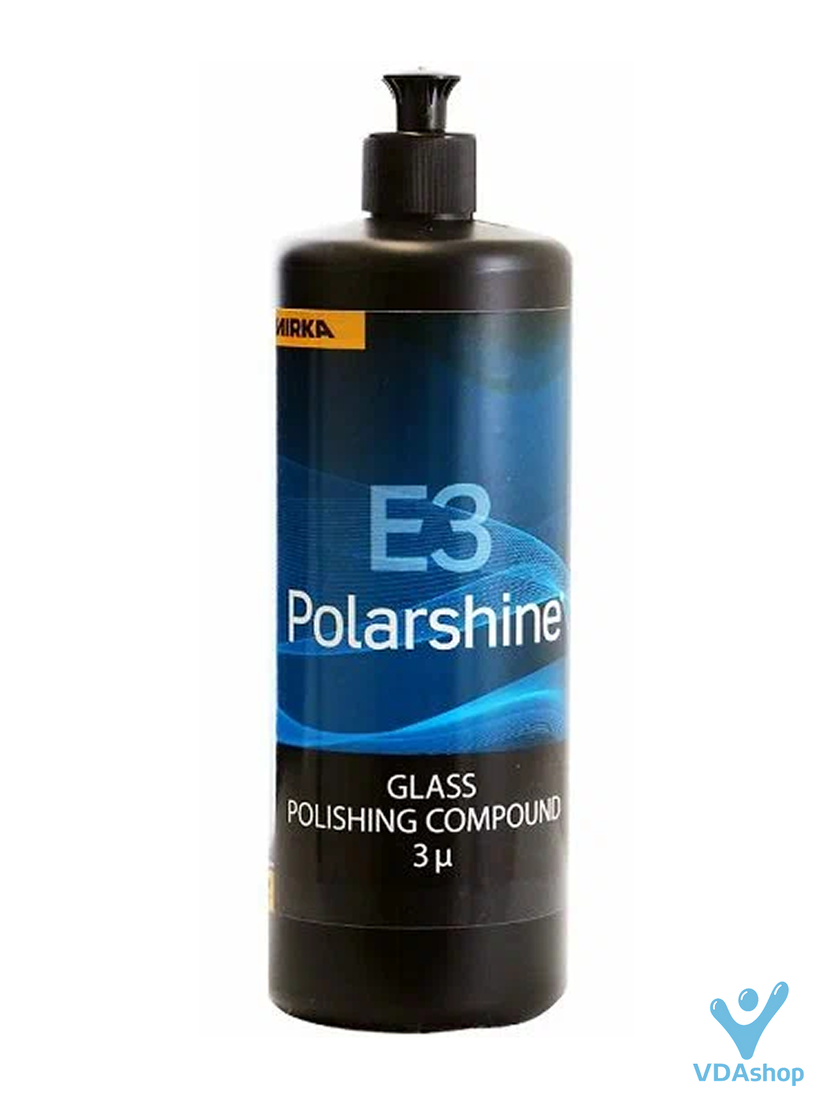 Полировальная паста MIRKA Polarshine E3, для стекла, кремообразная, 1л